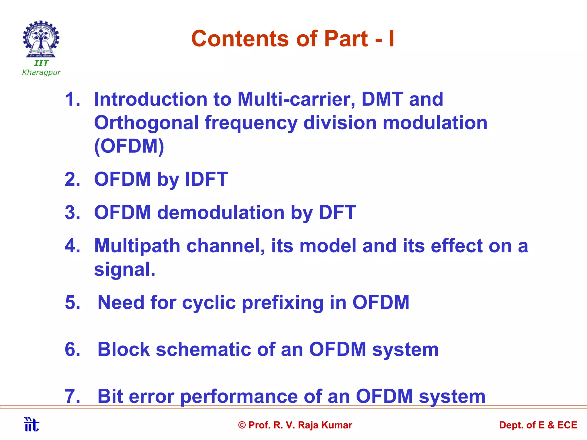 Ncc2004 ofdm tutorial part i-rvr | PPT