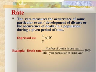 Epidemiological approach | PPT