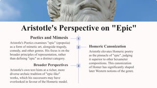 Epic as Genre: A Historical Exploration. | PPTX