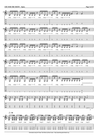 Epica cry for_the_moon | PDF