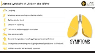 Asthma in children & Infants: Symptoms and Treatment | PPTX