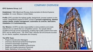 EPIC Capabilities Overview Presentation | PPT