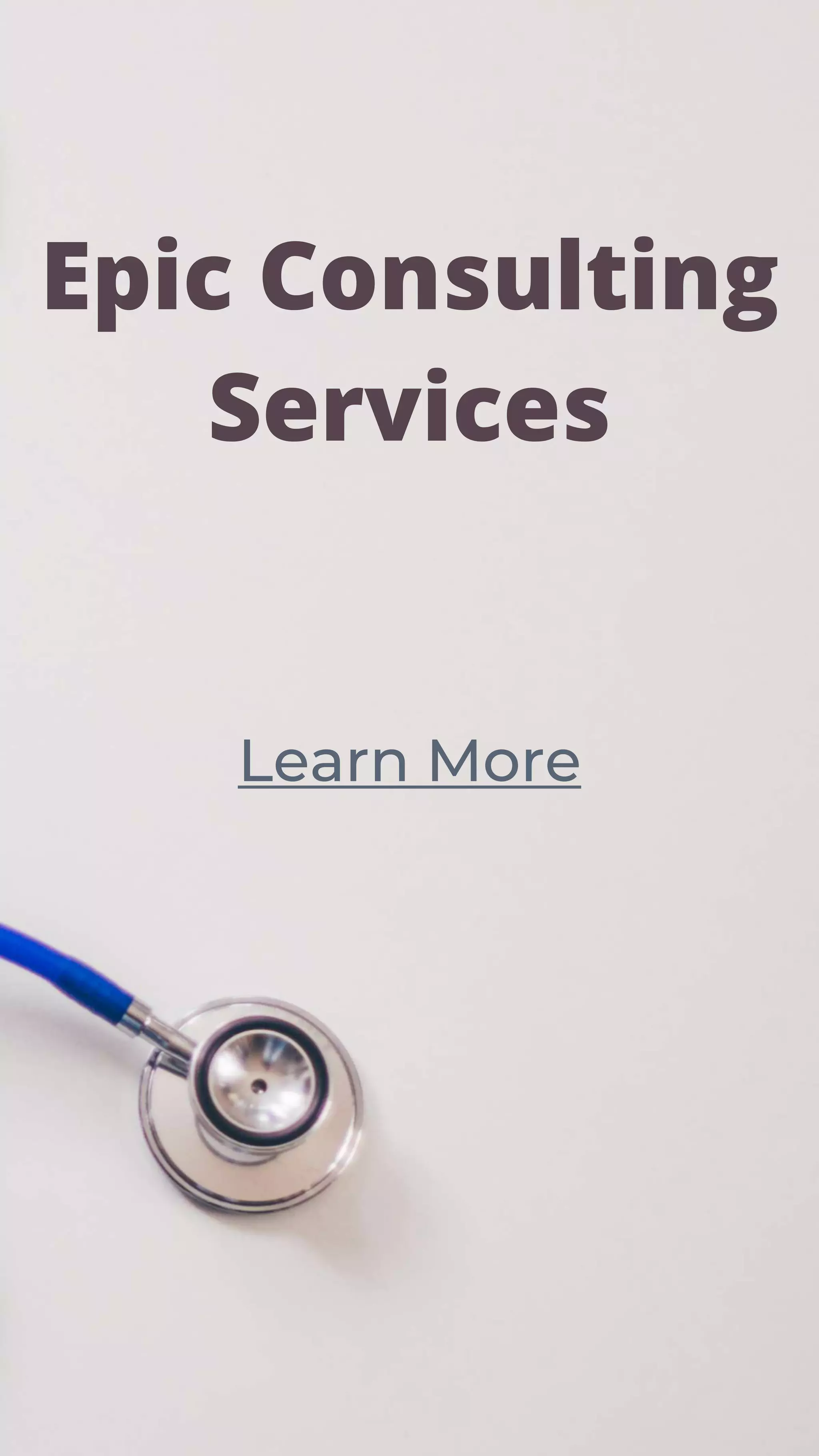 Epic consulting services | PDF