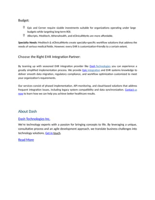 Epic EHR Integration vs Other Systems Comparison Guide 2025.pptx