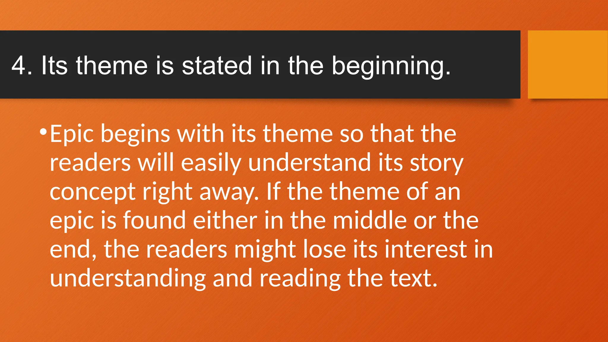 The Elements of Epic - English 10 - 1st Quarterpptx | PPTX