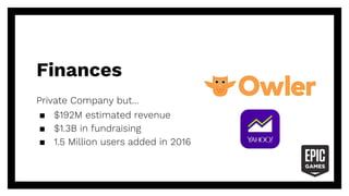 Epic Games Company Presentation | PDF | Technology & Computing