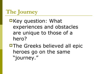 Epic Hero Characteristics | PPT