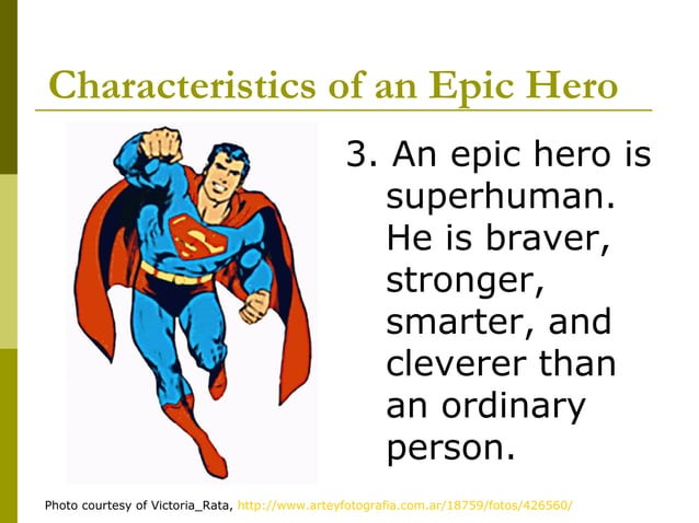 Epic Hero Characteristics | PPT
