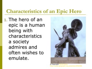 Epic Hero Characteristics | PPT