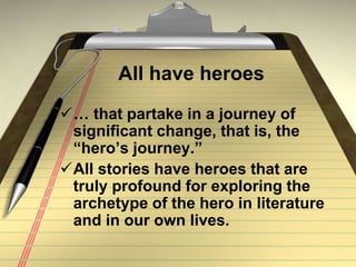 The Epic Poem and The Epic Hero | PPT