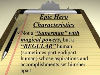 THE_EPIC_POEM_AND_THE_Epic_Hero_Powerpoint_ | PPT