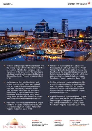 Invest in Greater Manchester | PDF