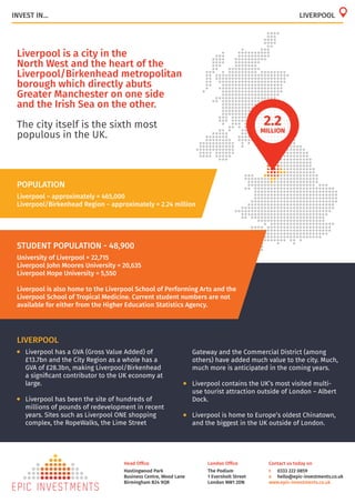 Invest in Liverpool | PDF
