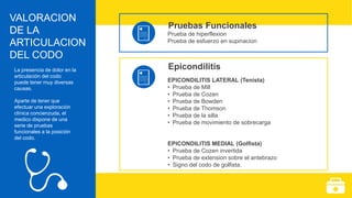 EPICONDILITIS - TRABAJO FINAL - VALORACION INTEGRAL | PPTX