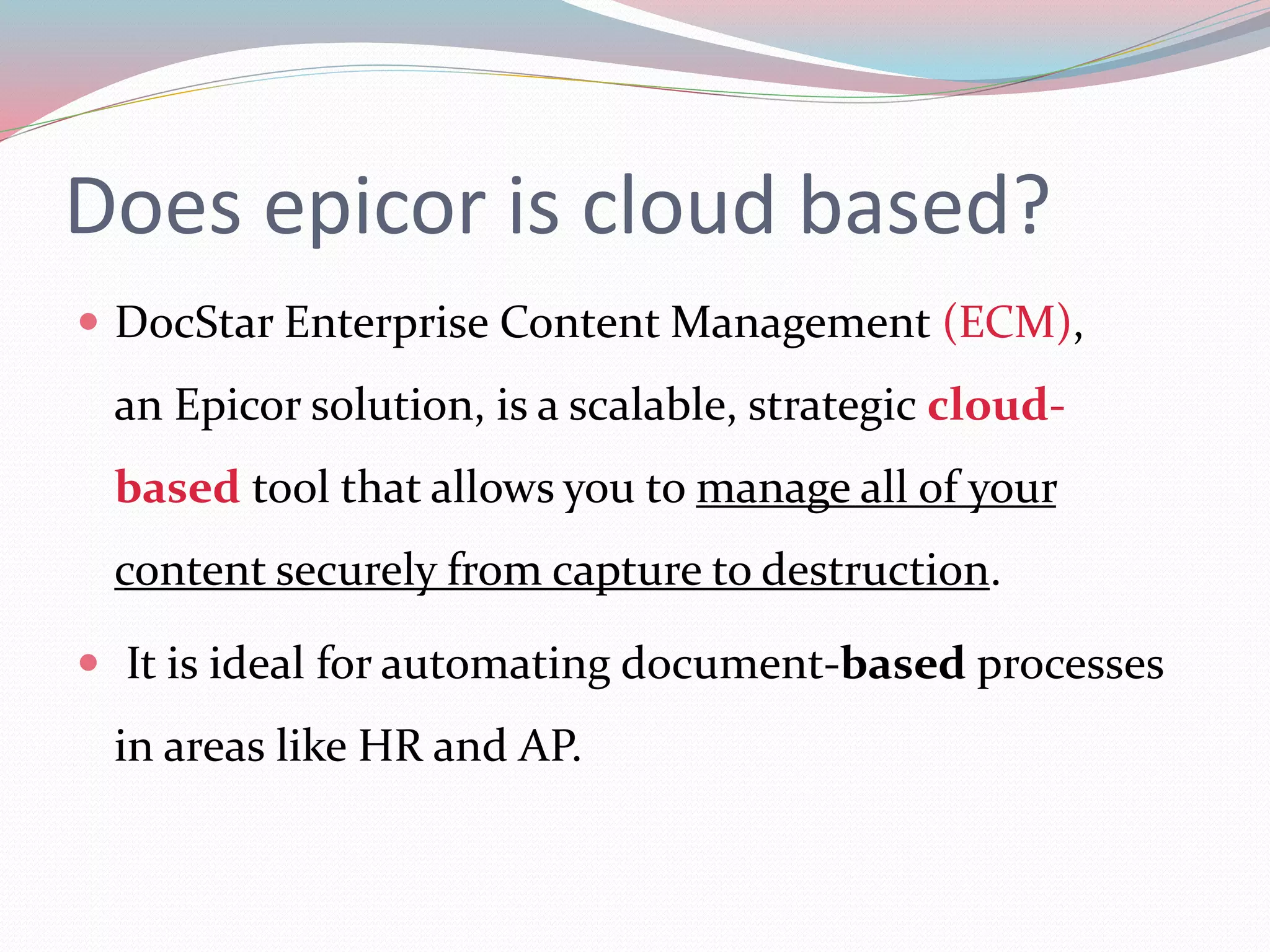 Epicor | PPTX