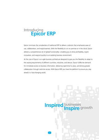 Introducing Epicor ERP | PDF