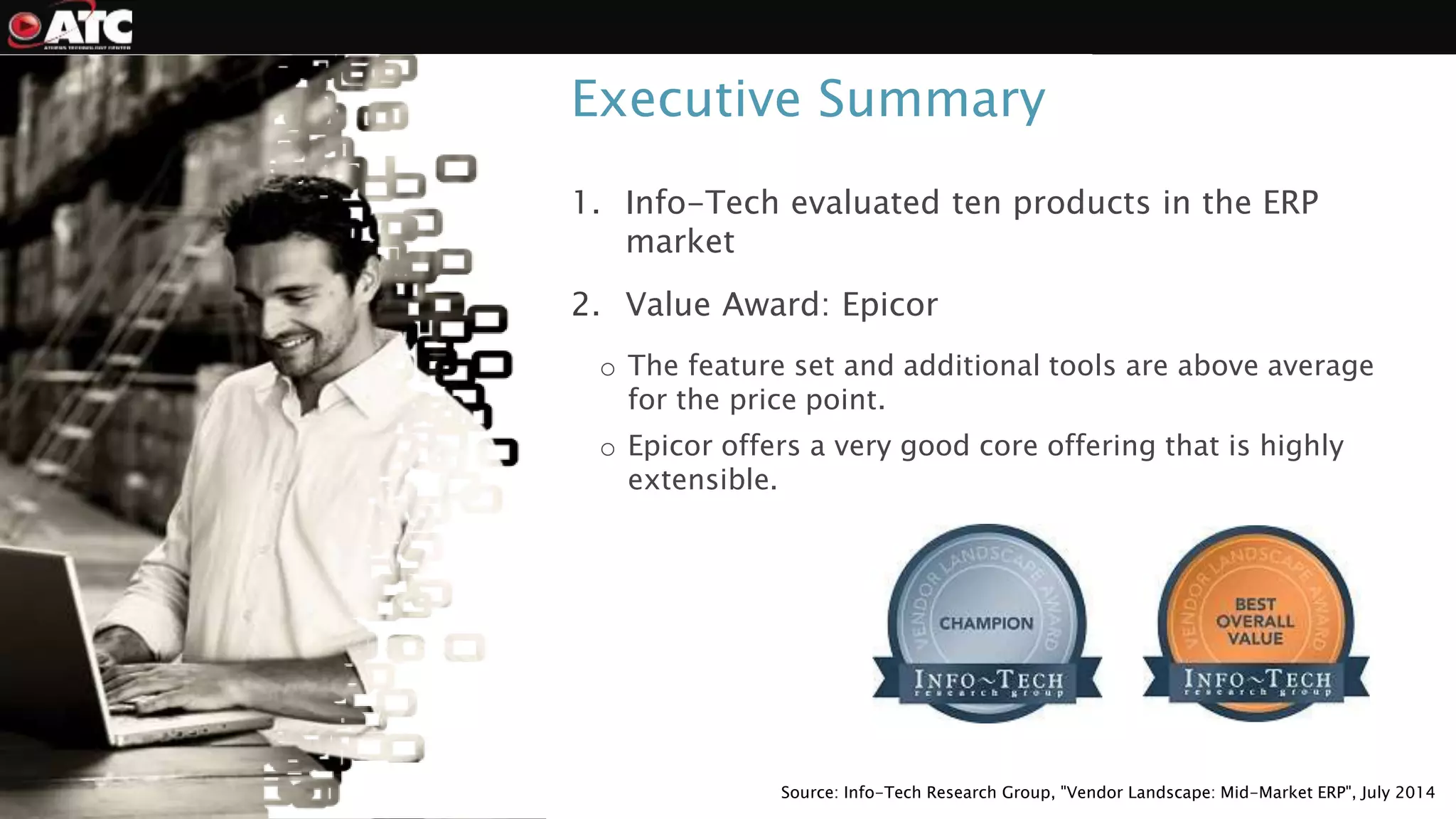 Epicor ERP awarded Champion | PPTX