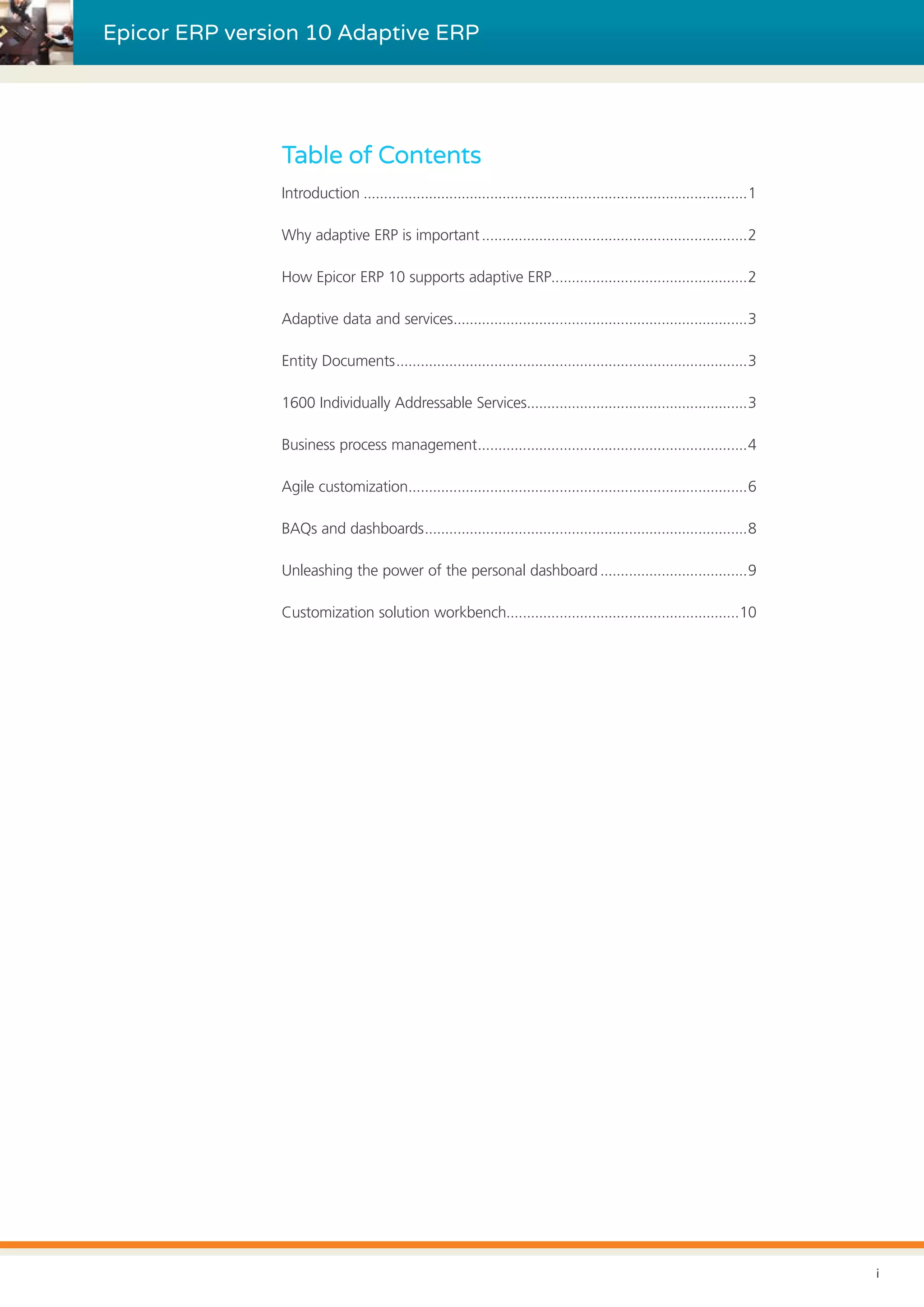 Epicor Erp 10 Adaptive Erp Pdf Databases Computer Software And