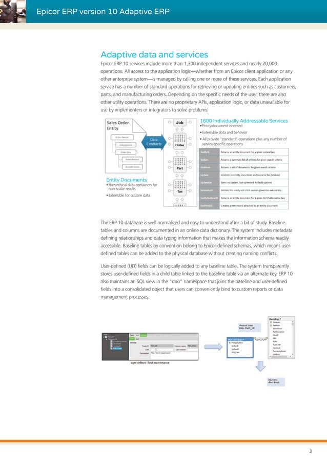 Epicor Erp 10 Adaptive Erp Pdf Databases Computer Software And