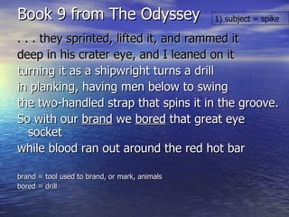 Epic or homeric similes | PPT