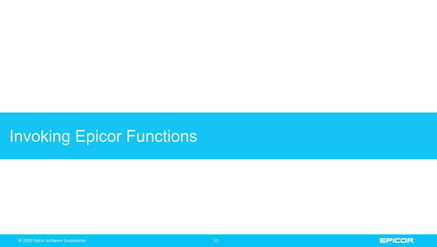 Epicor Kinetic REST API Services Overview.pptx | Operating Systems | Computer Software and ...