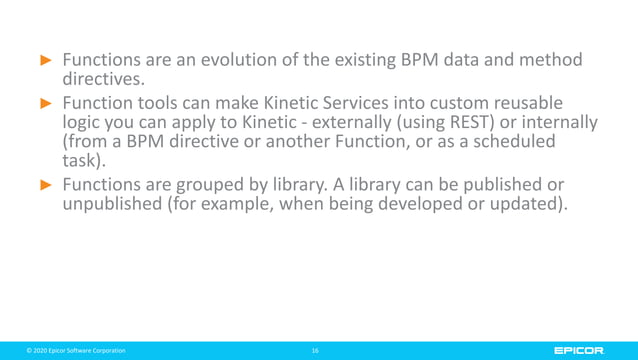 Epicor Kinetic REST API Services Overview.pptx Epicor Kinetic REST API Services Overview.pptx