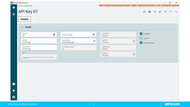 Epicor Kinetic REST API Services Overview.pptx Epicor Kinetic REST API Services Overview.pptx