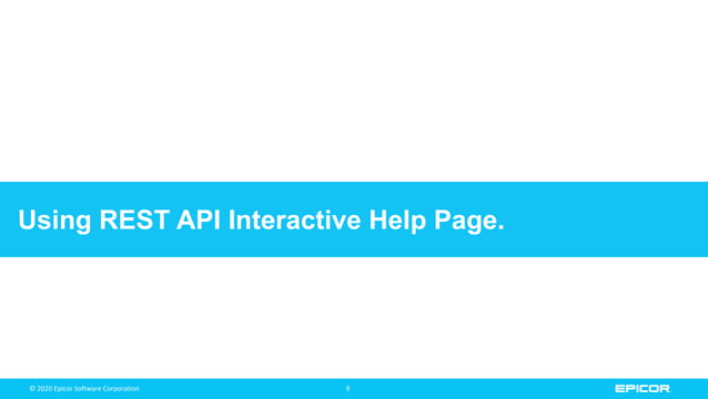 Epicor Kinetic REST API Services Overview.pptx | Operating Systems ...