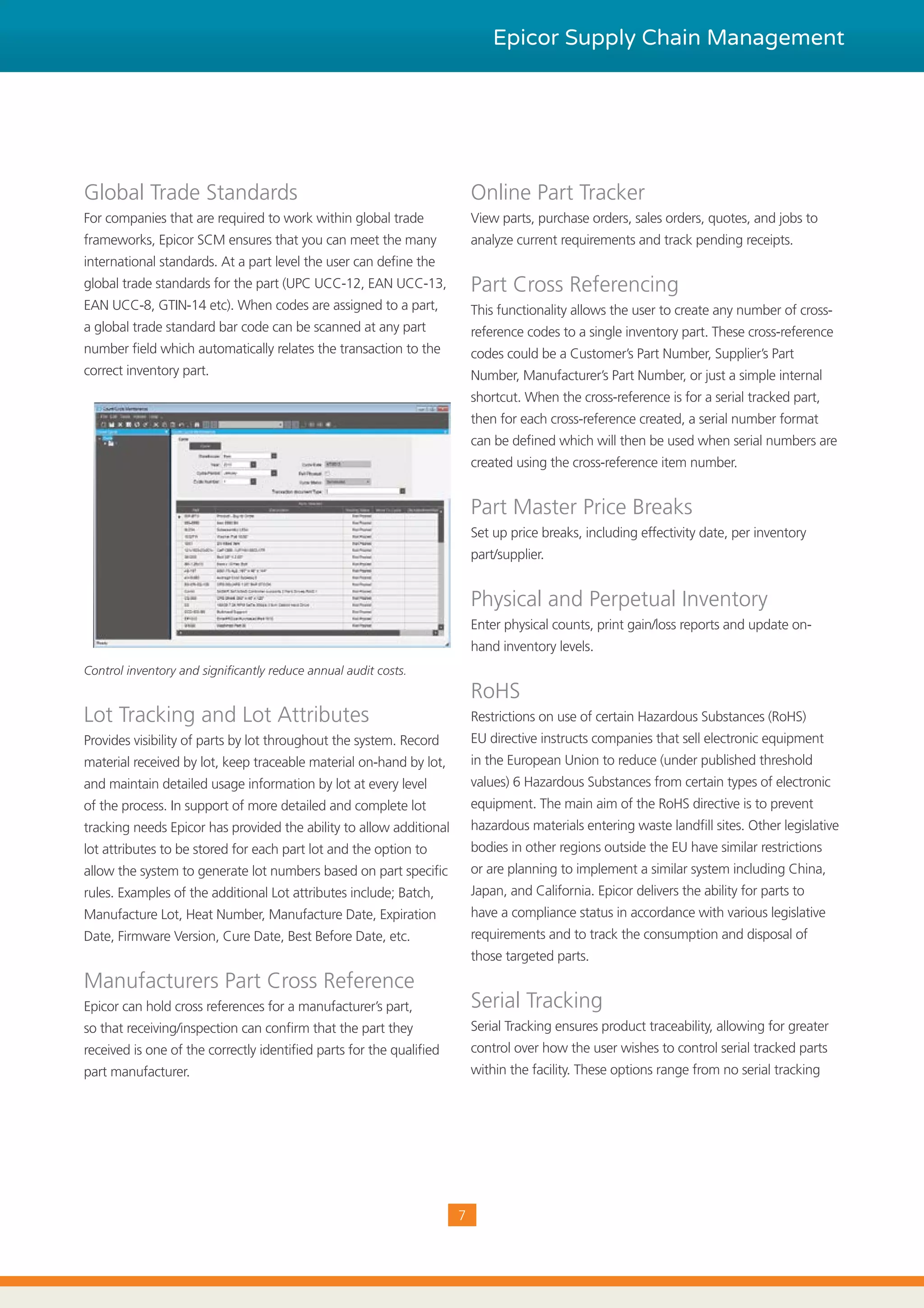 Epicor supply chain management | PDF