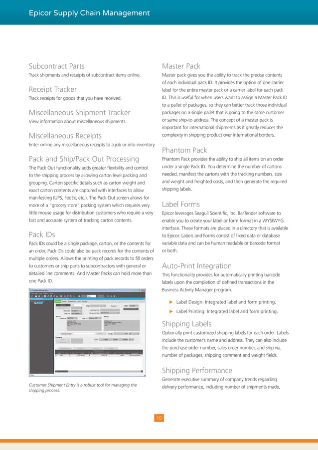 Epicor supply chain management | PDF