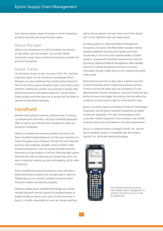 Epicor supply chain management | PDF