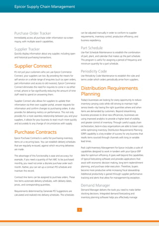 Epicor supply chain management | PDF