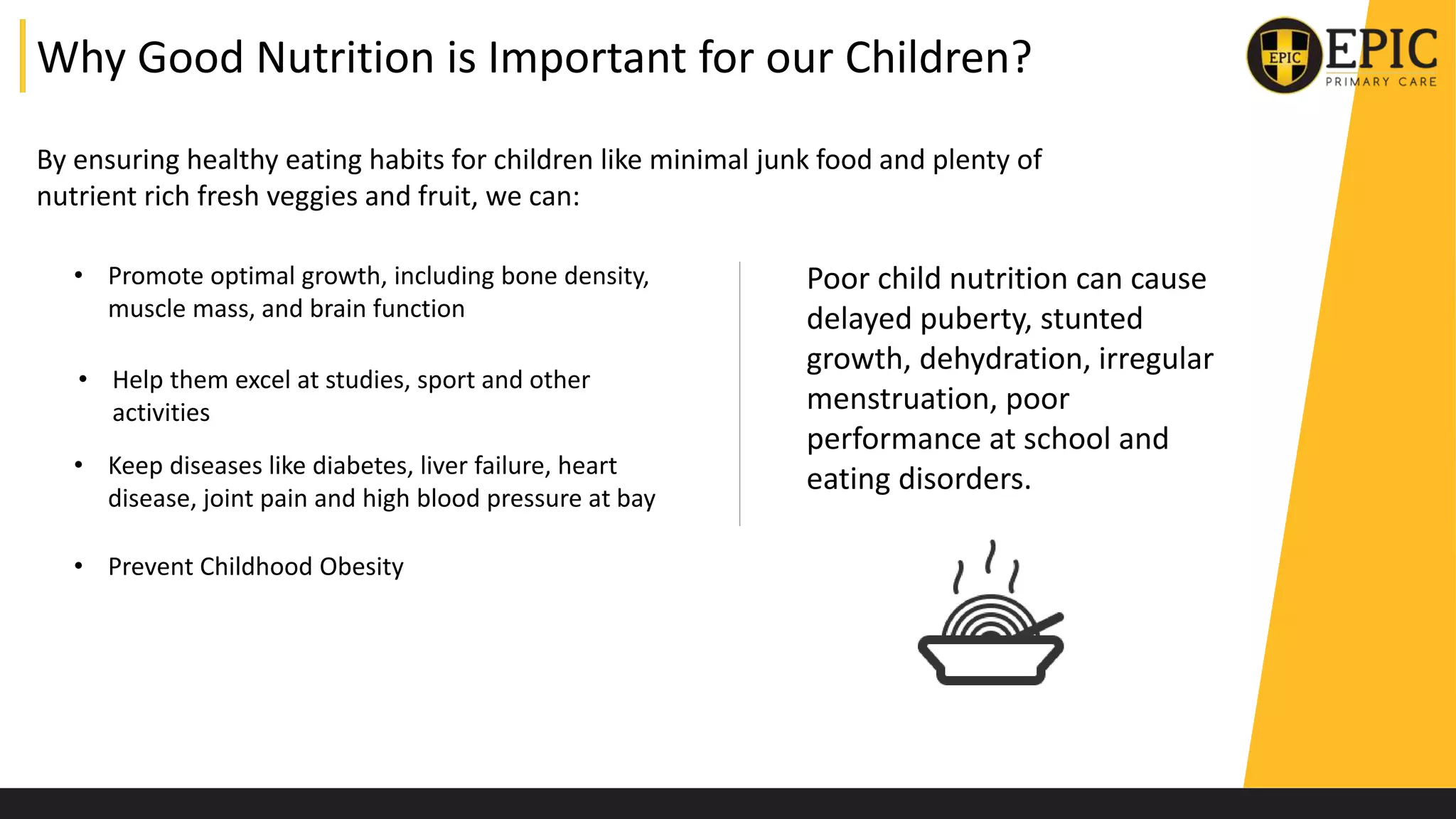 Pediatric Nutrition for Children of different Age Groups | PPTX