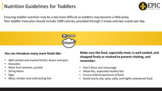Pediatric Nutrition for Children of different Age Groups | PPTX