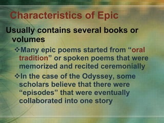 Epic poetry | PPT