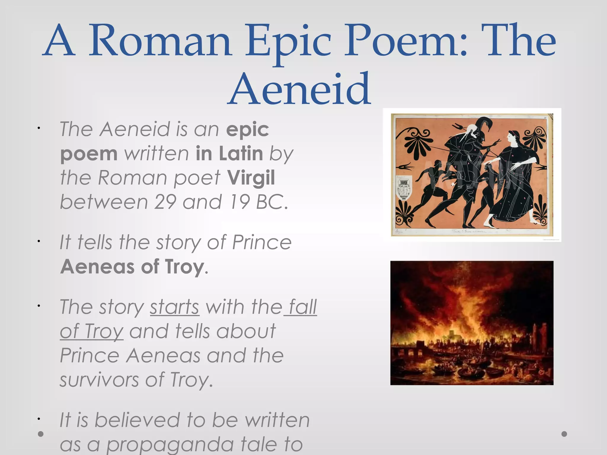 Epic poetry ppt (Roberto Santiago) | PPT