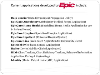 Epic presentation | PDF
