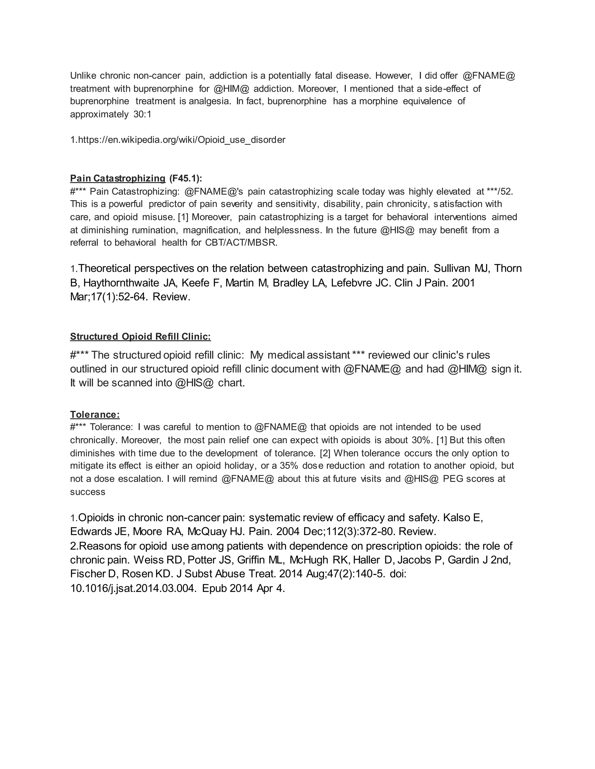 Epic smart phrases for CNP scenarios | DOCX