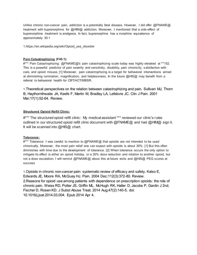 Epic smart phrases for CNP scenarios | DOCX | Substance Abuse ...