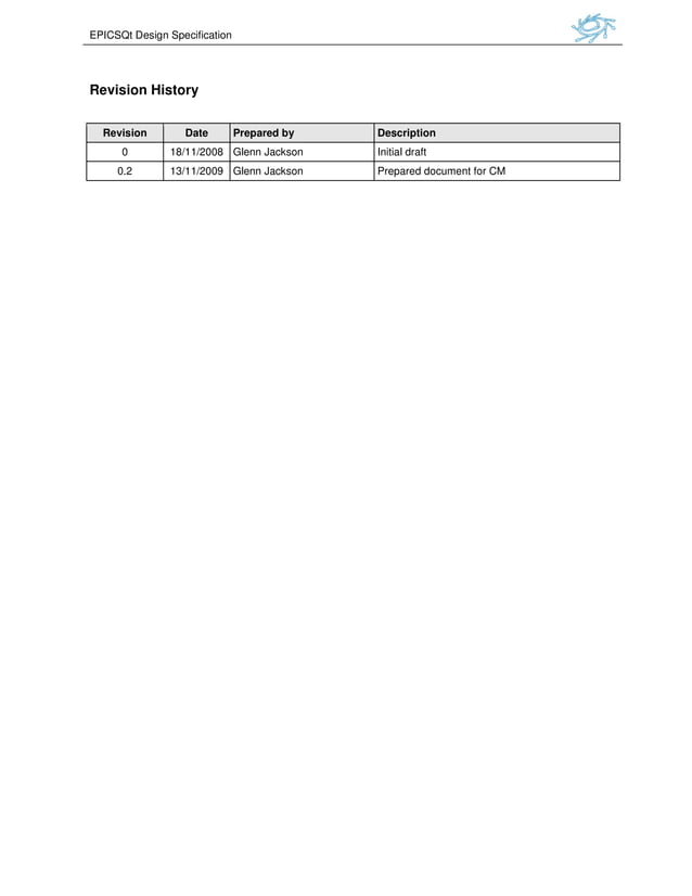Epics Qt design specification | PDF