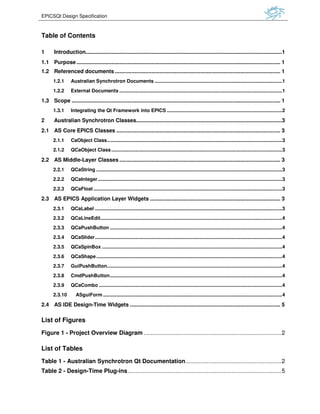 Epics Qt design specification | PDF