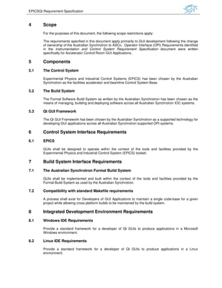 Epics Qt requirements specification | PDF | Computing | Technology & Computing
