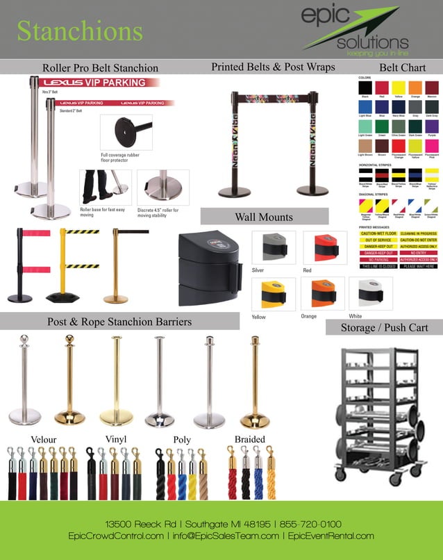 EPIC Solutions Stanchion Brochure | PDF