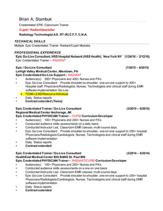 Epic traineredo3.2 | DOCX | Healthcare Industry | Industries