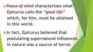 What is Epicureanism? | PDF