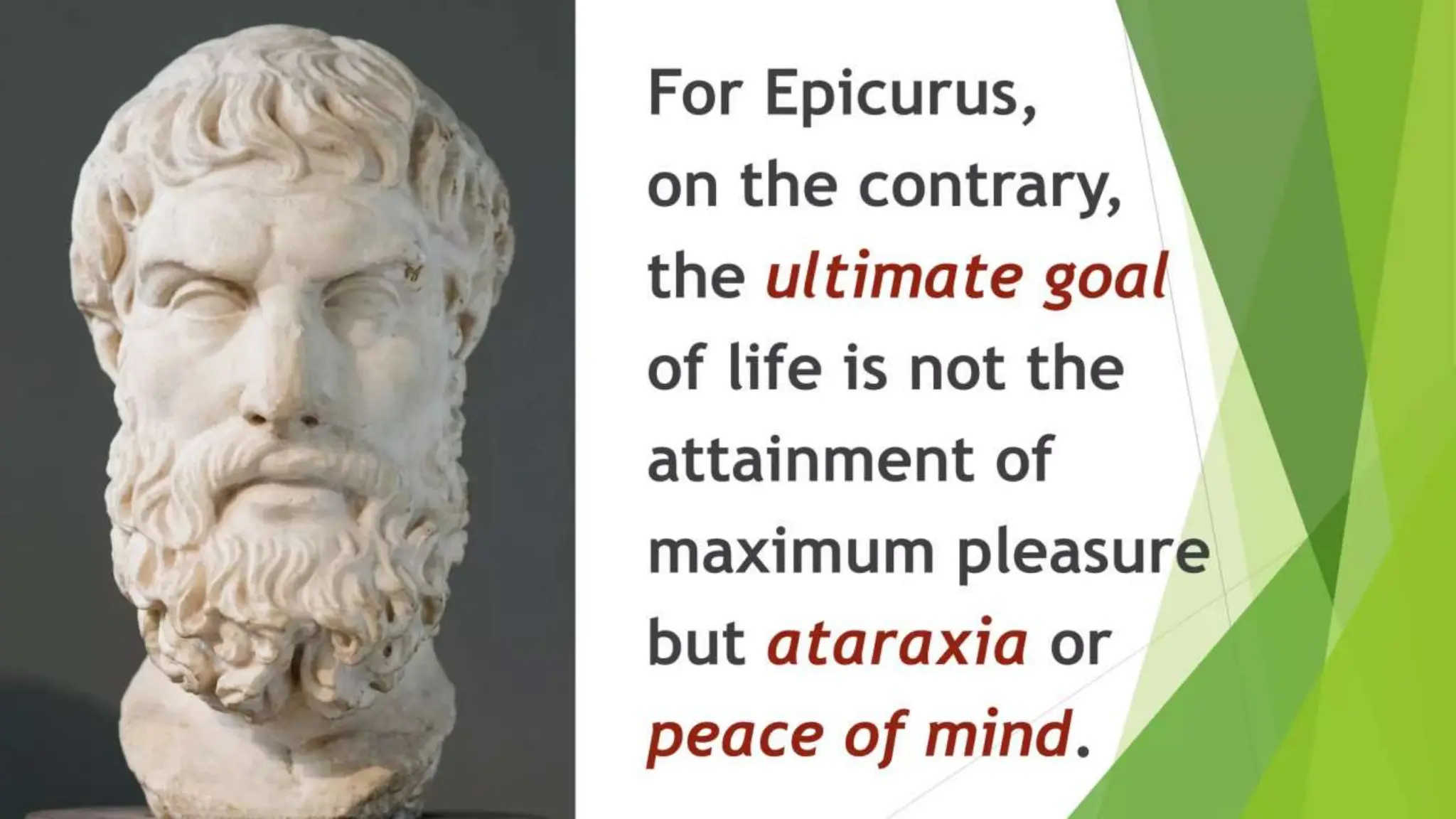 EPICUREANISM THE NEED TO STUDY ITS IMPORTANCE.pptx