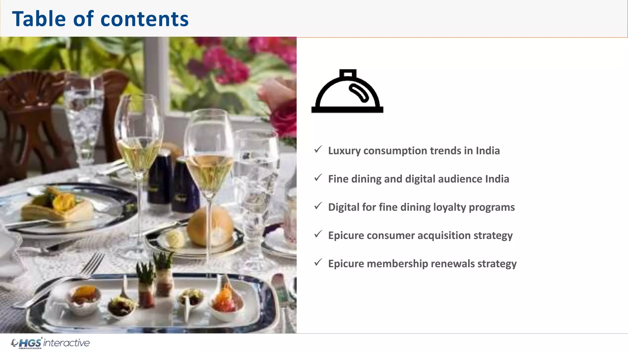 Digital for fine dining | PPTX