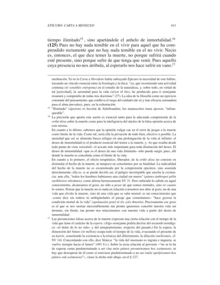 Epicuro- Carta a Meneceo- comentada | PDF