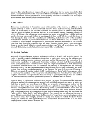Epicurus | DOCX | Physics | Science