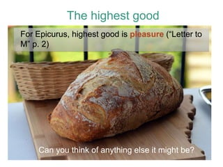 Epicurus & Cicero on Epicureanism | PPTX